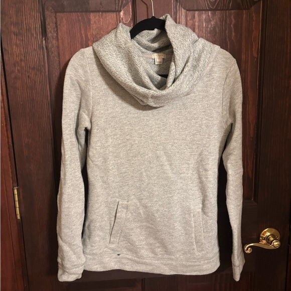 J. Crew | Sweaters | J Crew Light Gray Cowl Neck Sweater | Poshmark